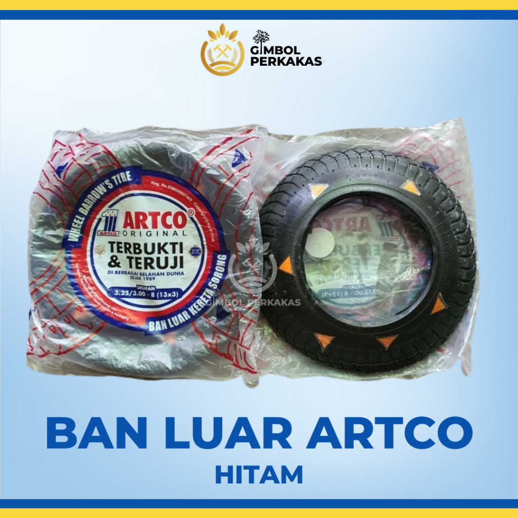 Jual Ban Luar Gerobak ARTCO Hitam / Kereta Sorong | Shopee Indonesia