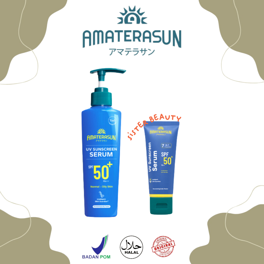 Jual SisterBeauty - Amaterasun [REAL SPF Certified] UV Sunscreen Serum SPF 50+ PA++ 50ml 240ml ...