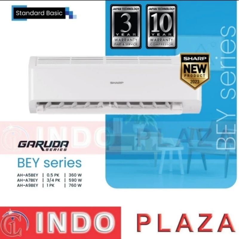Jual AC SHARP 1 PK INDONESIA GARUDA Series ANTI KARAT AH-A9BEY | Shopee ...