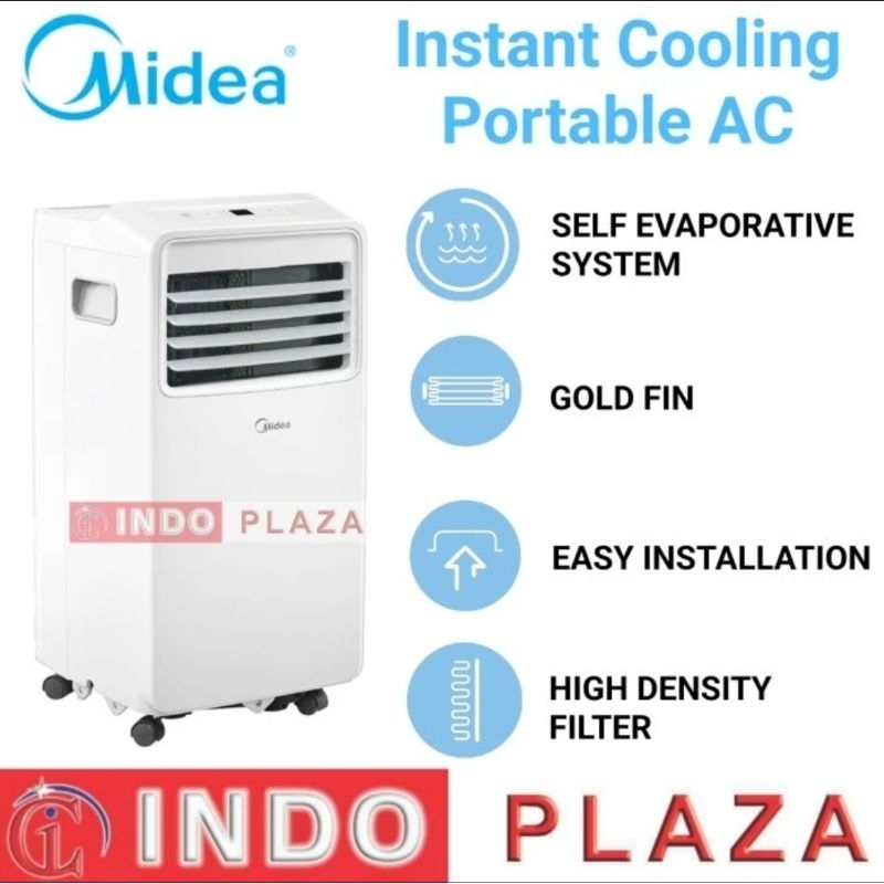 Jual AC MIDEA PORTABLE 1/2 PK MPHA-05CRN7 / 1 PK MPHA-09CRN7 (MEDAN ...