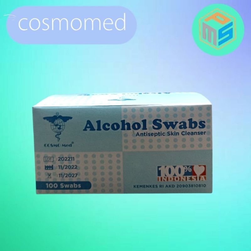 Jual Alkohol Swab Cosmomed Tisu Alkohol Tisue Alkohol Tisu Ambil Darah ...