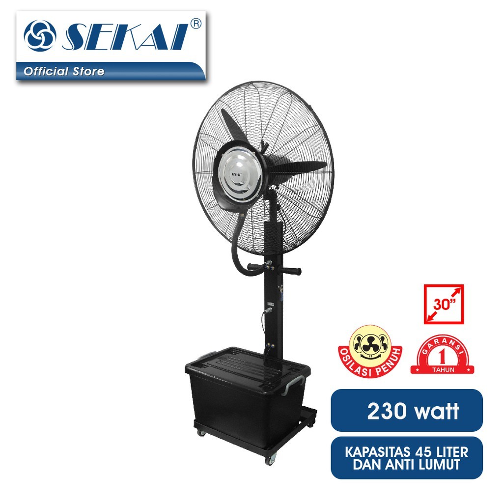Jual Sekai Misty Fan 30 inch IST 3072- Kipas Embun Industrial | Shopee ...