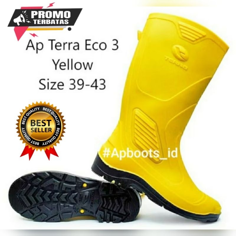 Jual AP BOOTS TERRA ECO 3 KUNING 100% ORI - Sepatu proyek work and ...