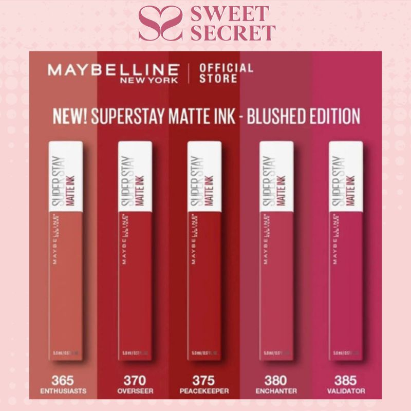 Jual ️Sweet Secret ️ Superstay Vinyl Ink WARNA SHINY PIGMENTED TANPA ...