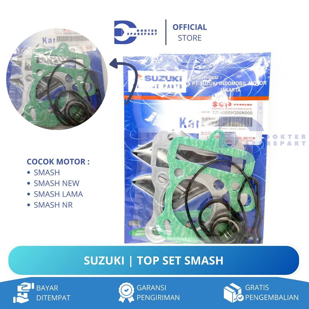 Jual SUZUKI TOP SET PACKING SET SMASH / SMASH NEW / SMASH LAMA / SMASH ...