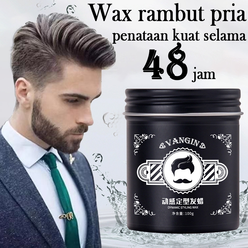 Jual Wax rambut styling pria Penataan yang kuat tahan lama cepat Matte ...