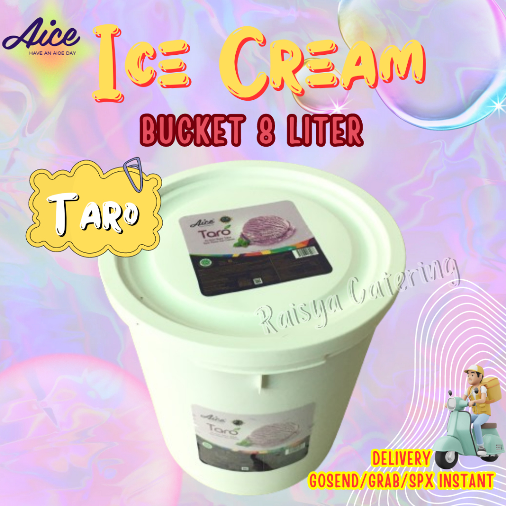 Jual AICE Taro Bucket Ice Cream Es Krim Ember 8Liter / Eskrim Rasa Taro ...