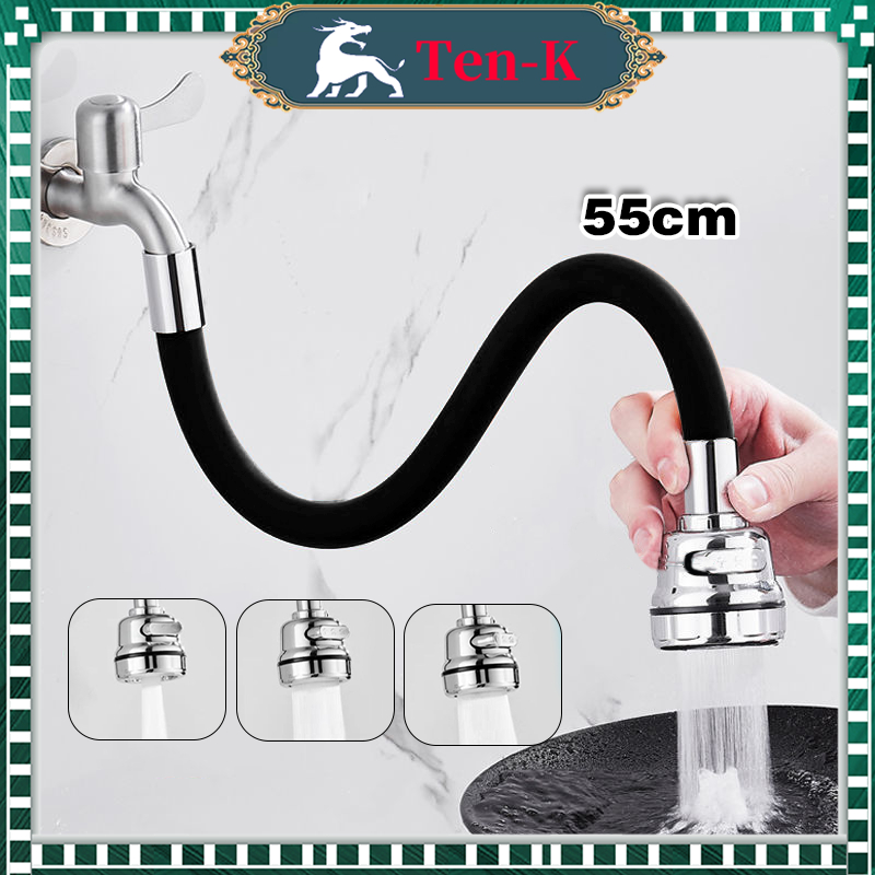 Jual 3in1 Selang Flexible 360 Derajat Ekstensi Sambungan Keran Air 50cm ...