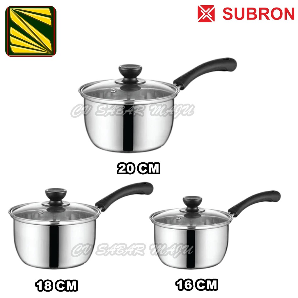 Jual SUBRON Panci Susu / Panci Rebus Air / Panci Rebus Mie 16 CM,18 CM ...