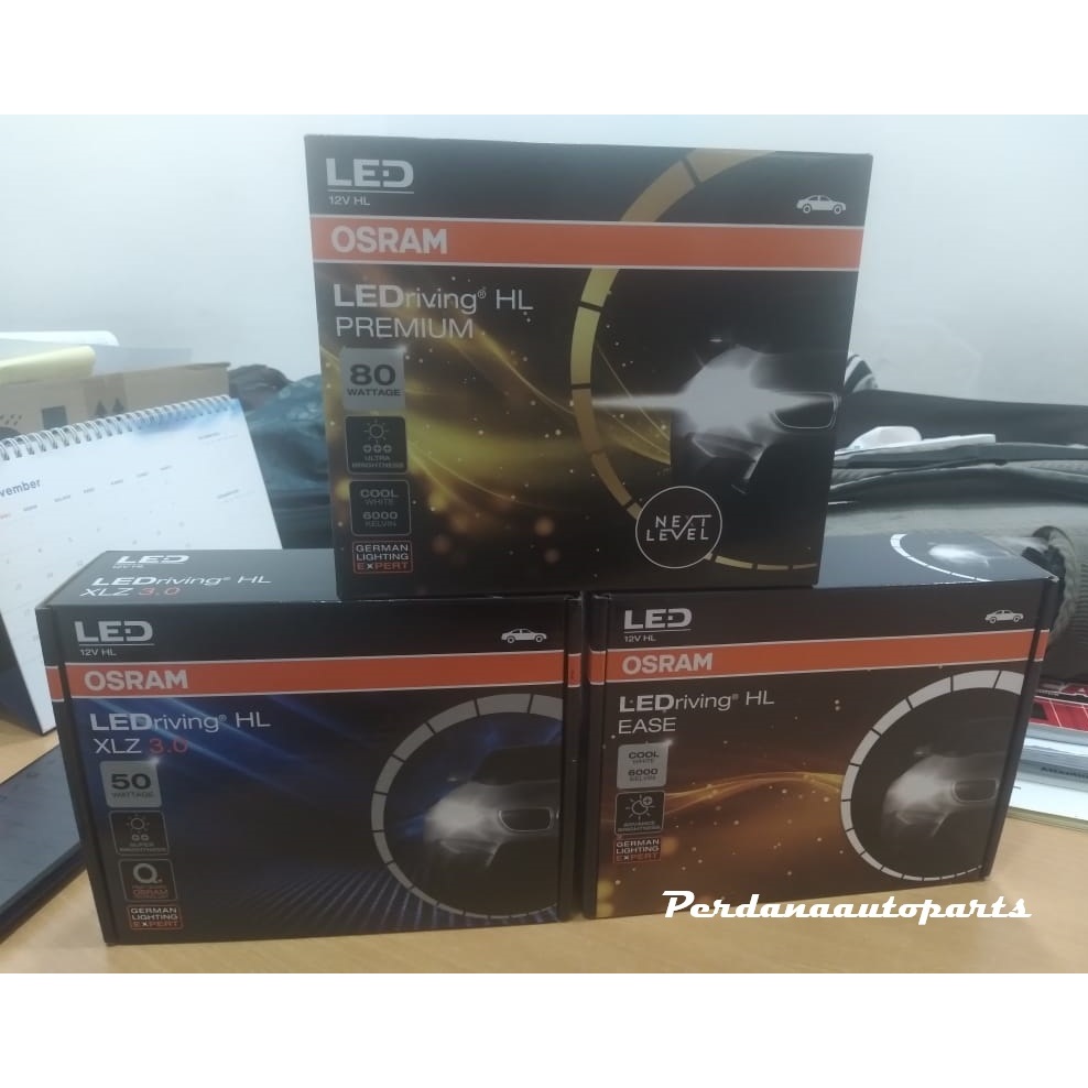 Jual Bohlam LED OSRAM H4 Tipe Ease 25w, XLZ 3.0 50w, Premium 80w ...