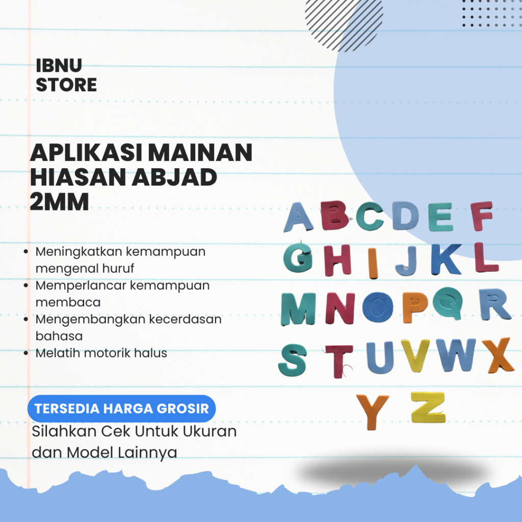 Jual Huruf kapital abjad alphabet busa EVA Foam 1 set 26 pcs A-Z ...