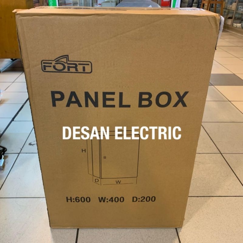 Jual Box Panel Metal Indoor Size 60x40x20 Fort FMBI604020 | Shopee ...