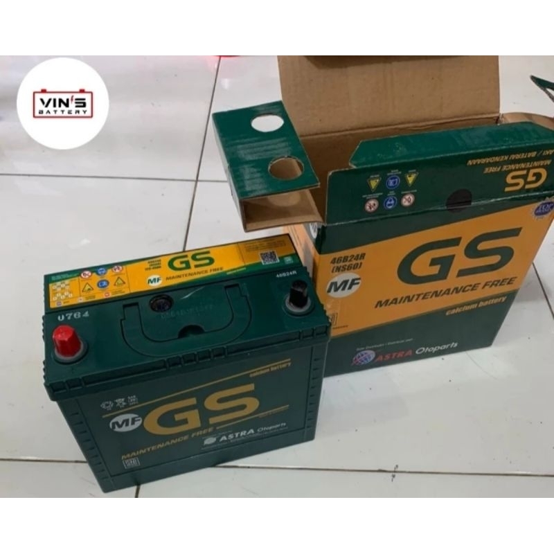 Jual Aki Mobil GS Astra MF NS60 45 Ah Untuk Avanza/Rush/Taruna/Carry/Espass/Grandmax/Feroza ...