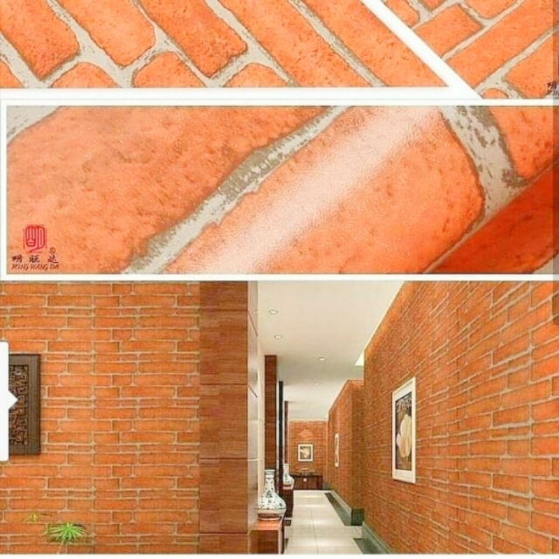 Jual OBRAL!! WALLPAPER DINDING BATA MODERN MINIMALIS/STIKER DINDING ...