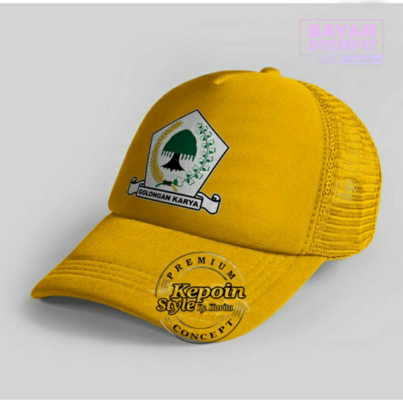 Jual TOPI PARTAI GOLKAR MODEL TRUCKER JARING DOUBLE KOREA | Shopee ...
