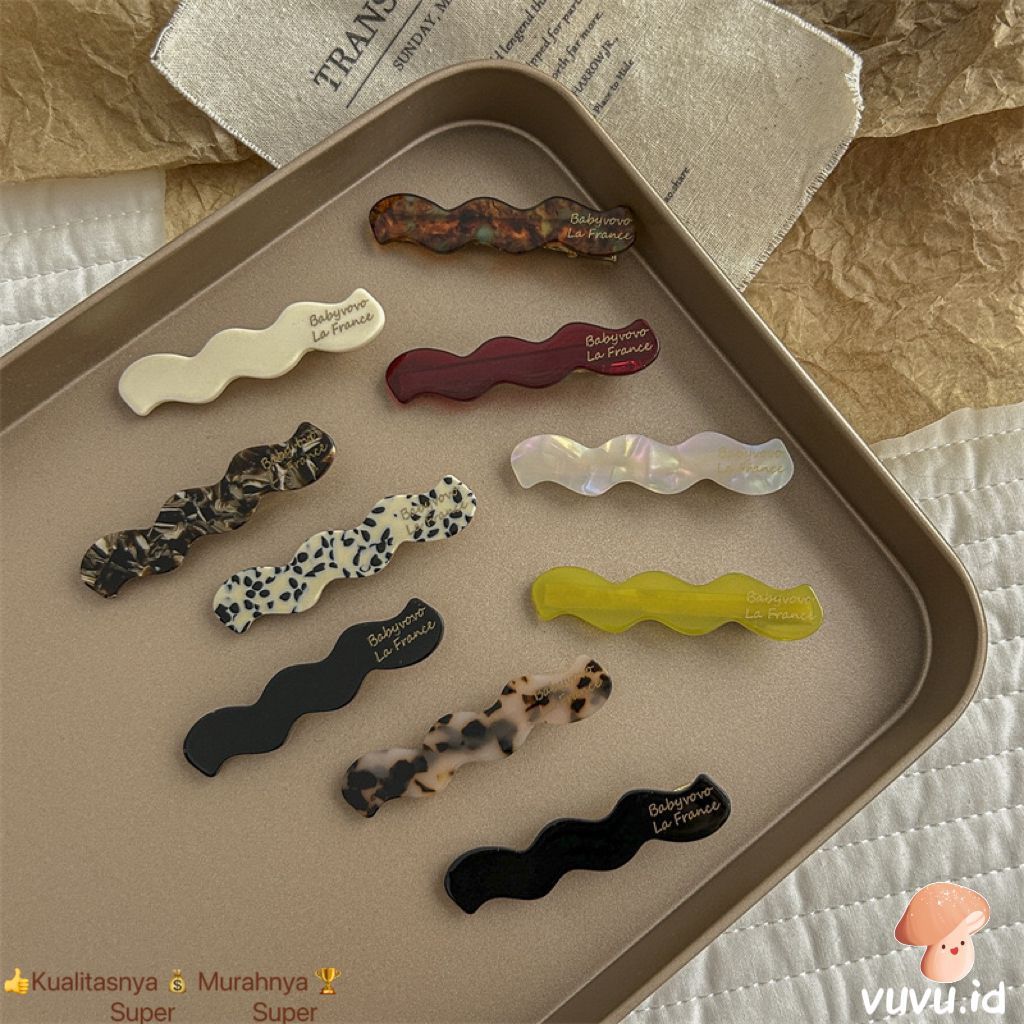 Jual Sepasang Jepit Poni Motif Curly Jepitan Ponytail Rambut Model ...