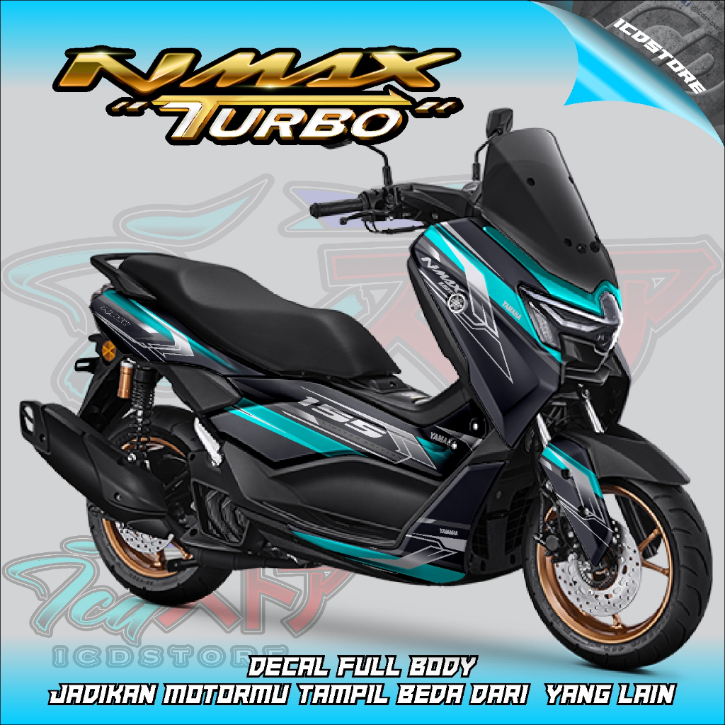 Jual Decal Nmax Turbo Grafis Terbaru 2024 / Sticker Fullbody Custom ...
