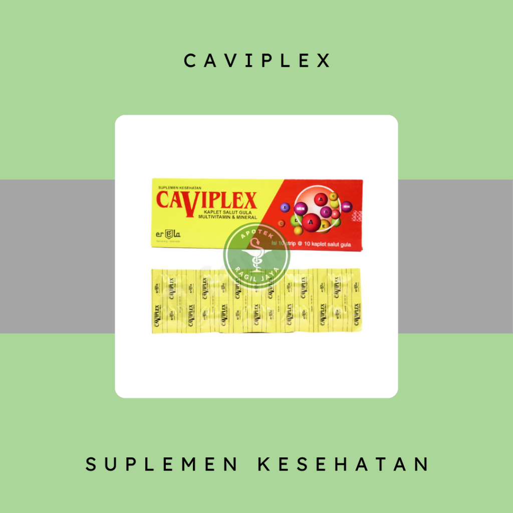 Jual CAVIPLEX MULTIVITAMIN STRIP @10 TABLET | Shopee Indonesia