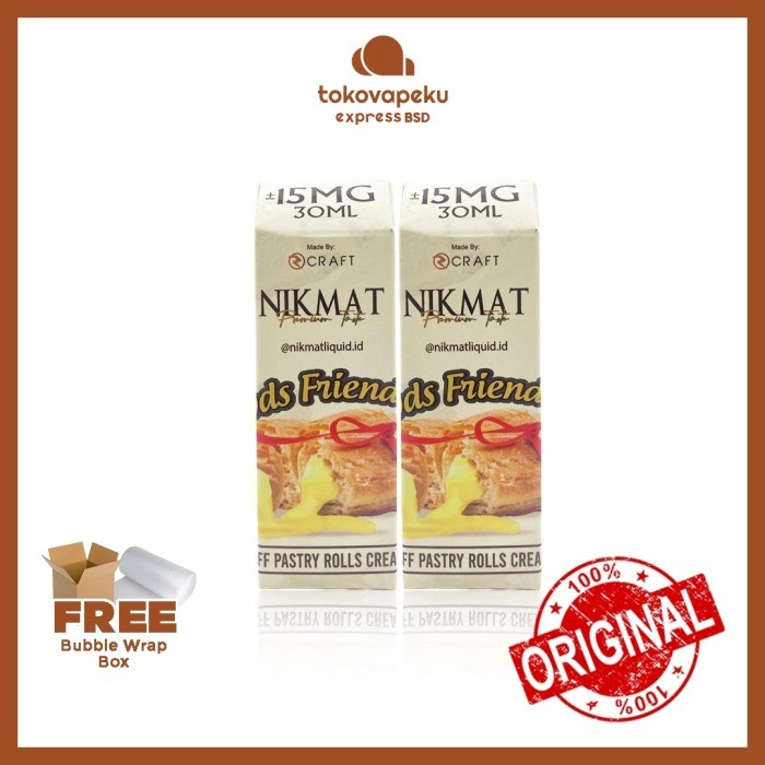 Jual NIKMAT PODS FRIENDLY SERIES 15MG NIKMAT 30ML RCRAFT | Shopee Indonesia