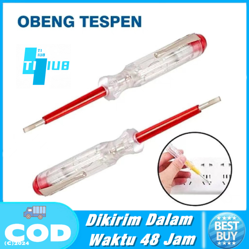Jual Tespen Test Pen Alat Tes Listrik Obeng Kelistrikan Test Pen ...