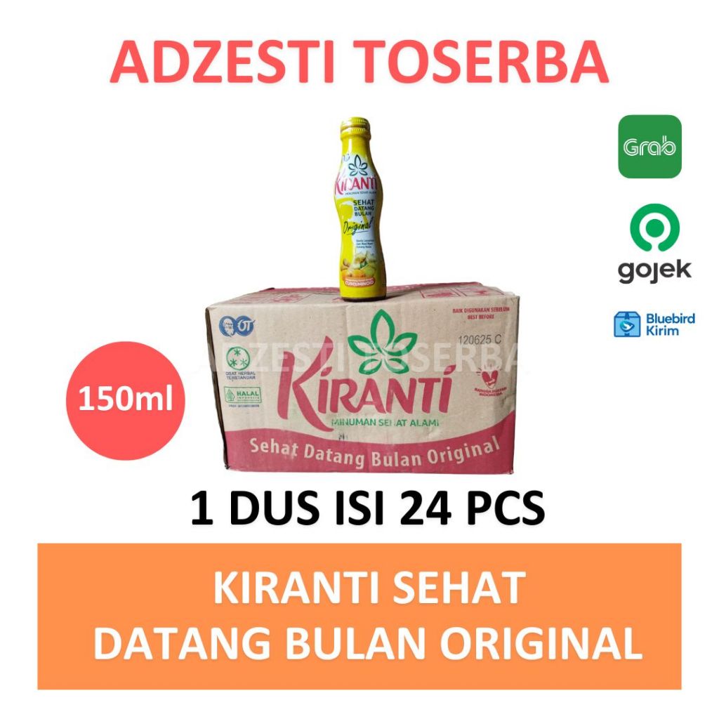 Jual Kiranti Sehat Datang Bulan Original Kartonan Isi 24 Pcs X 150ml ...
