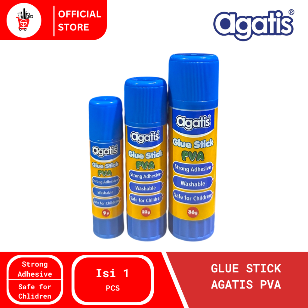 Jual Glue | Lem | Glue Stick Agatis PVA 9g, 22g, 36g (1 PCS) | Shopee ...