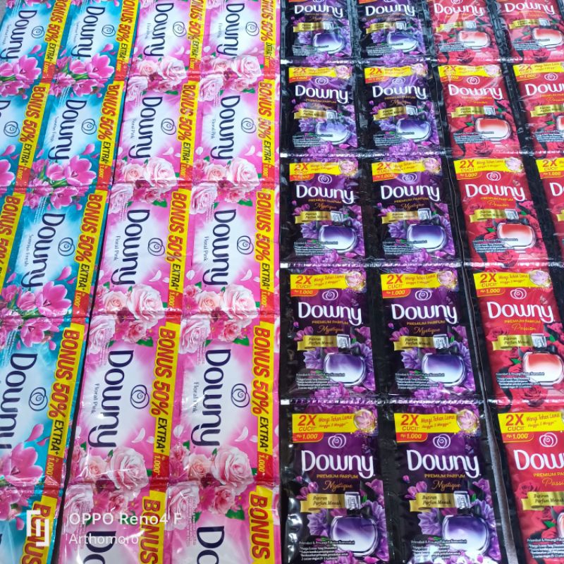 Jual downy renteng 20ml isi 12 sachet/downy softener/downy pewangi ...