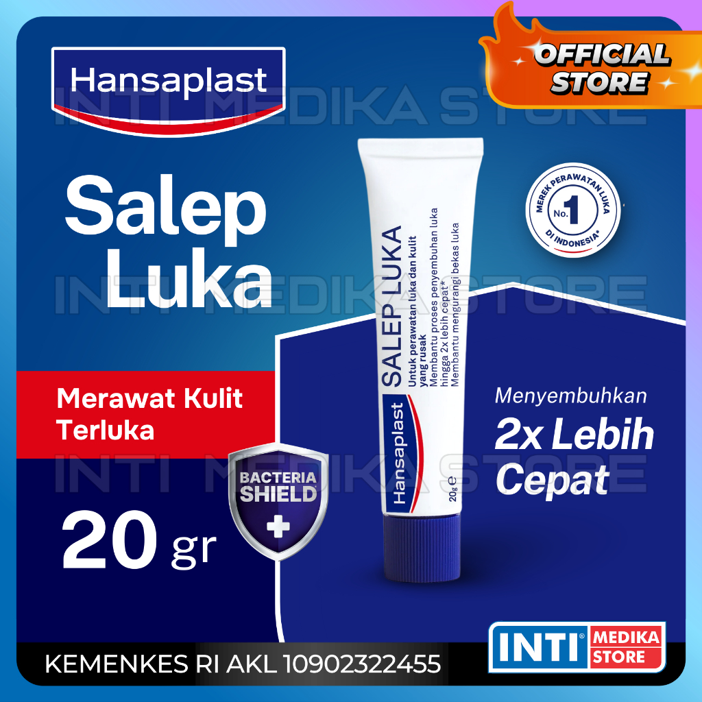 Jual HANSAPLAST - Salep Luka 20gr Antiseptic Ointment Perawatan Kulit ...