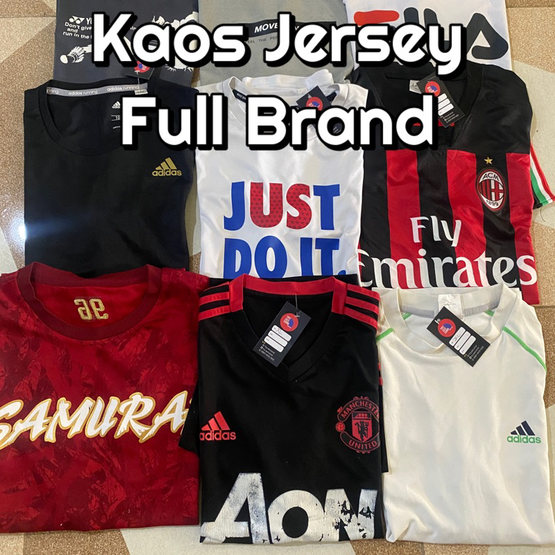 Jual KAOS JERSEY FULL BRAND!!! | Shopee Indonesia