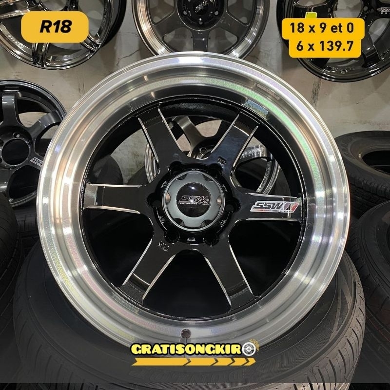 Jual Jual velg racing mobil 18 TE37 ORIGINAL SSW THAILAND velg racing mobil r18 velg racing ...