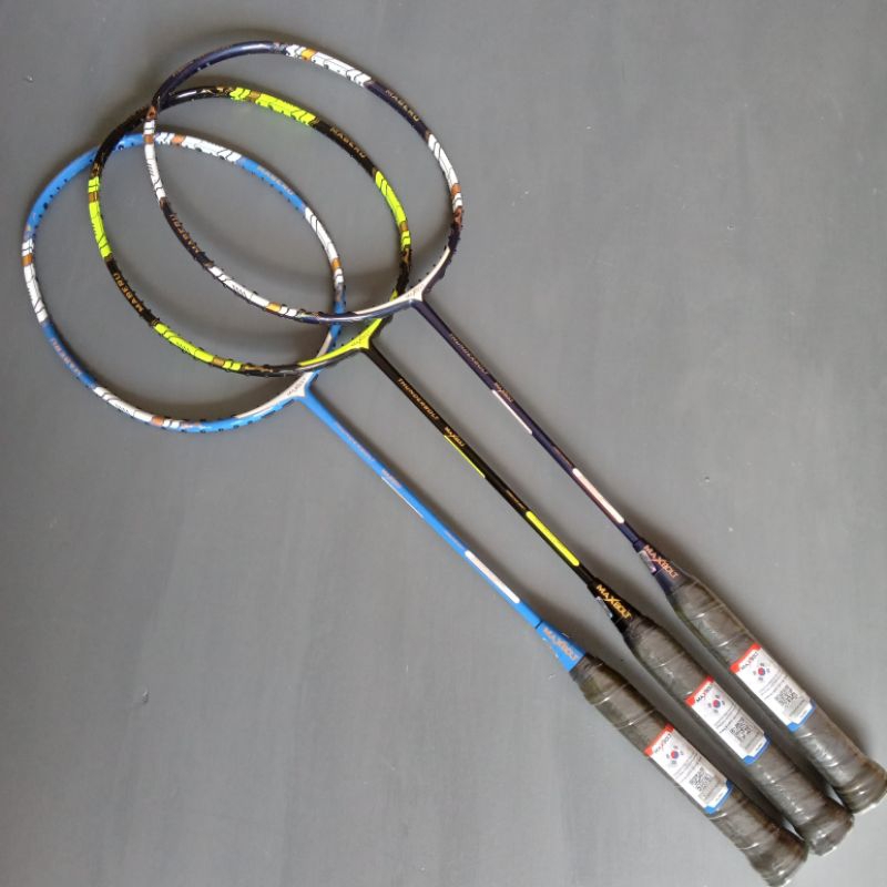 Jual RAKET BADMINTON MAXBOLT THUNDERBOLT 35 LBS ORIGINAL% SIAP PAKAI ...
