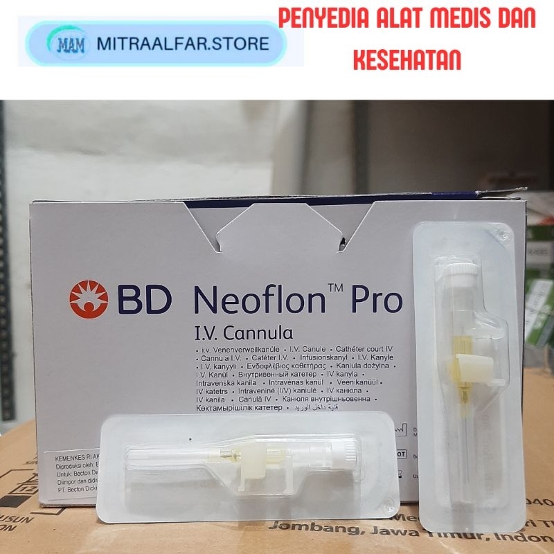 Jual BD Neoflon IV No 24 26 Catheter Harga/Pcs | Shopee Indonesia