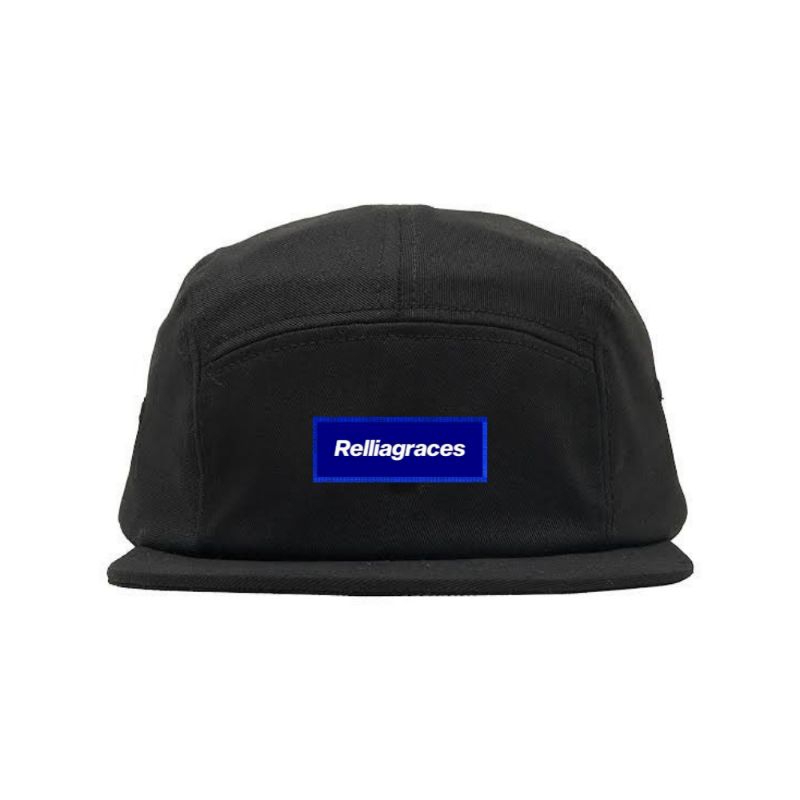 Jual 5 PANEL RELLIAGRACES - CALLYBLUE || TOPI 5 PANEL HITAM || FIVE ...