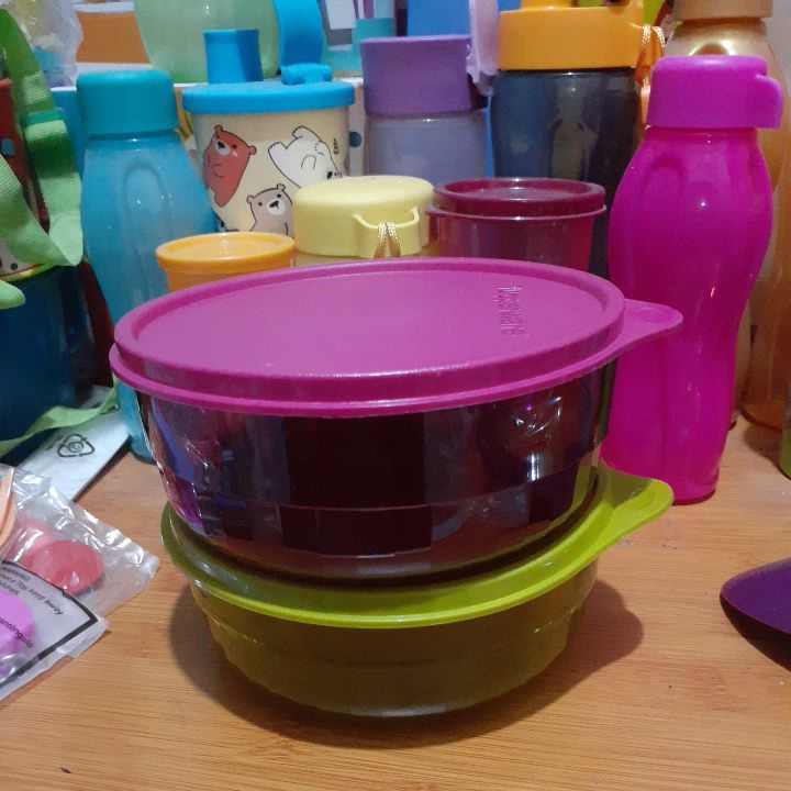 Jual Individual bowl 600ml mangkok crystal tupperware | Shopee Indonesia