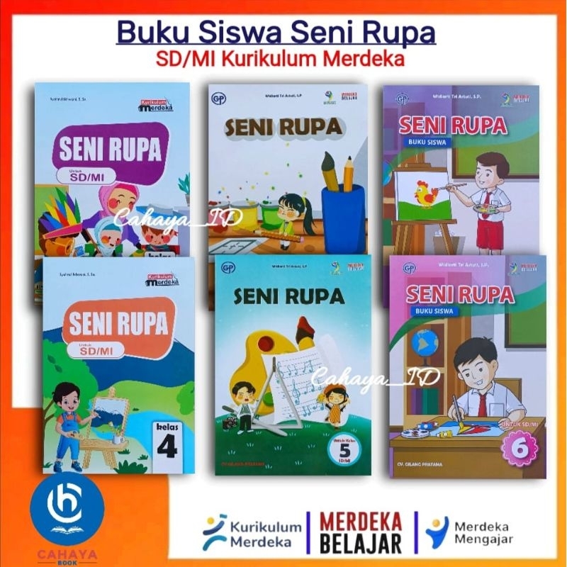 Jual Buku Siswa Seni Rupa Kelas 1 2 3 4 5 6 SD/MI Kurikulum Merdeka | Shopee Indonesia