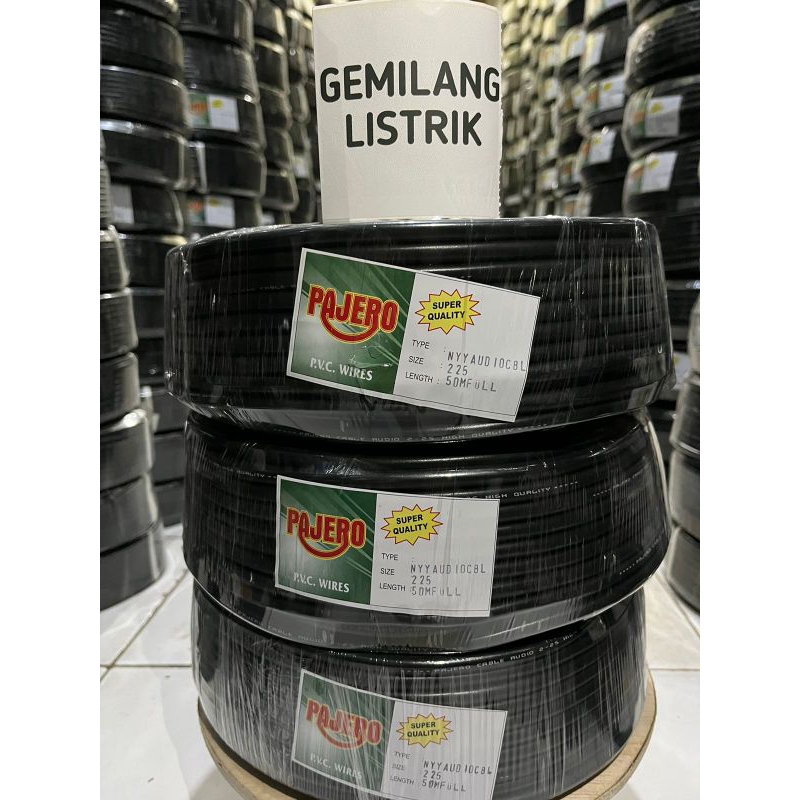 Jual Kabel listrik/audio PAJERO 2x2,5mm (50Meter/RoLL) isi 2 Serabut ...