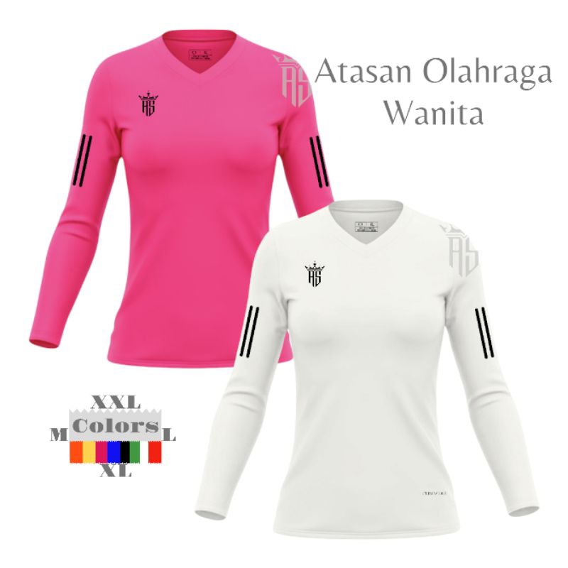 Jual Jersey baju senam olahraga wanita kaos olahraga wanita Baju ...