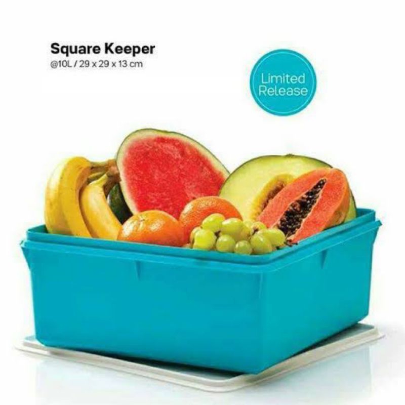 Jual TUPPERWARE BOX BESAR SQUARE KEEPER 10L | Shopee Indonesia