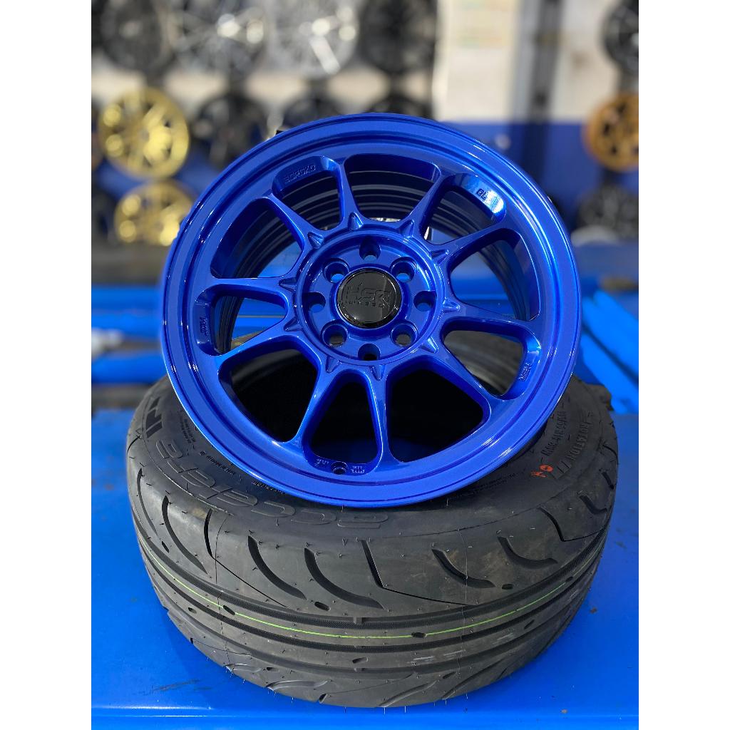 Jual VELG HSR TEBARU TERMURAH R15 H8 ET42 CANDY BLUE COCOK BUAT MOBIL ...