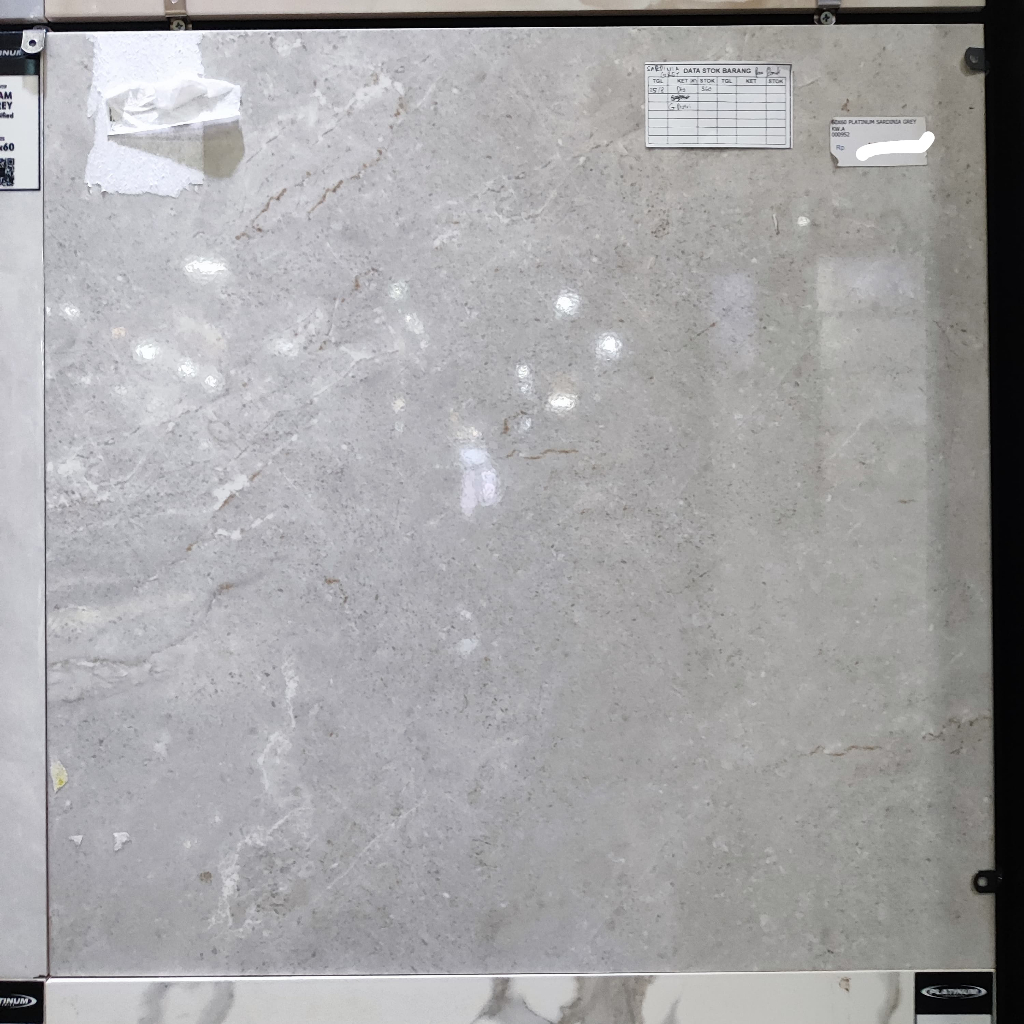 Jual Keramik Lantai Halus 60x60 Platinum Sardinia Grey | Shopee Indonesia