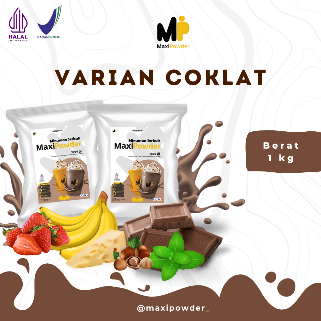 Jual Bubuk Minuman Rasa Coklat 1kg / Minuman Kekinian Varian Coklat ...