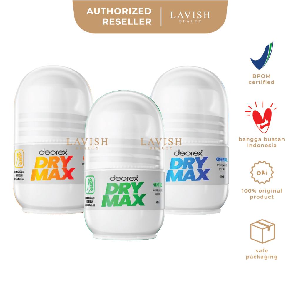 Jual DEOREX DRYMAX Antiperspirant (30ml) | Shopee Indonesia