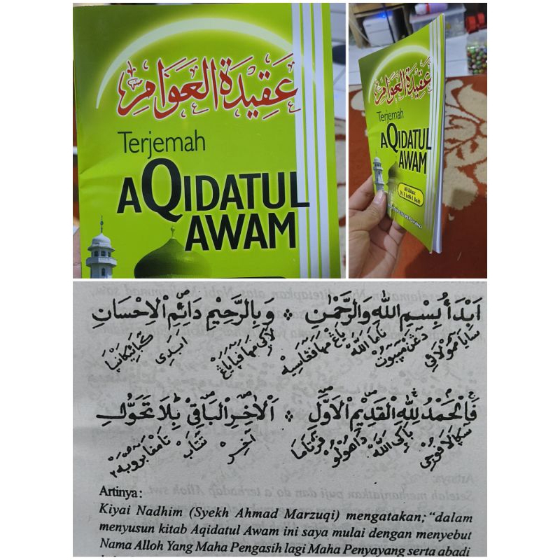 Jual terjemah kitab aqidatul awam akidatul awam ukuran 15x21 30 hlaman ...