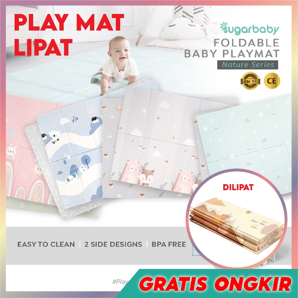 Jual Karpet Lipat Anak Foldable Baby Playmat Matras Bayi XPE ...