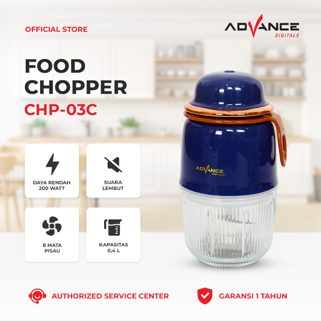 Jual Advance Chopper Electrik Mini CHP-03C Blender Kapsul Mpasi 300ml ...