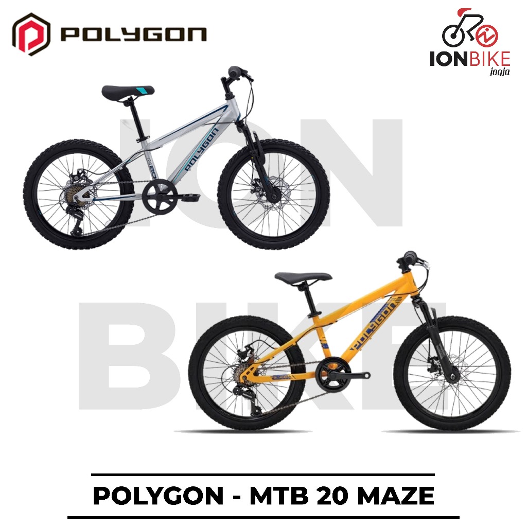 Jual Sepeda MTB 20 Polygon Maze Gunung Anak Kecil Sekolah SD SMP Operan ...
