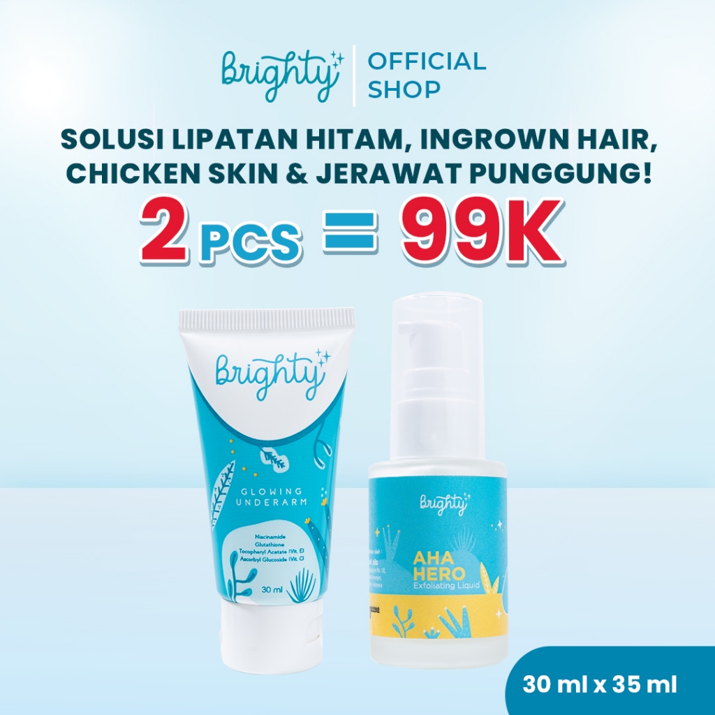Jual Brighty Glowing Underarm X Aha Hero Serum Pencerah Ketiak Terbaik ...