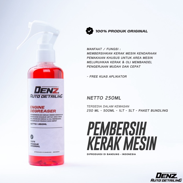 Jual Lebih Populer ENGINE DEGREASER ORIGINAL DENZ AUTO DETAILING cairan ...