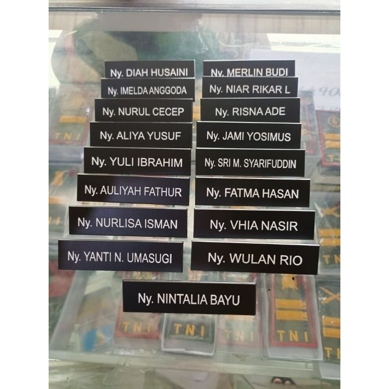 Jual NAME TAG Persit,TNI,PNS | Shopee Indonesia