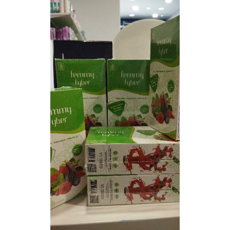 Jual femmy fiber 1 pack 7 sachet tinggi serat untuk diet | Shopee Indonesia